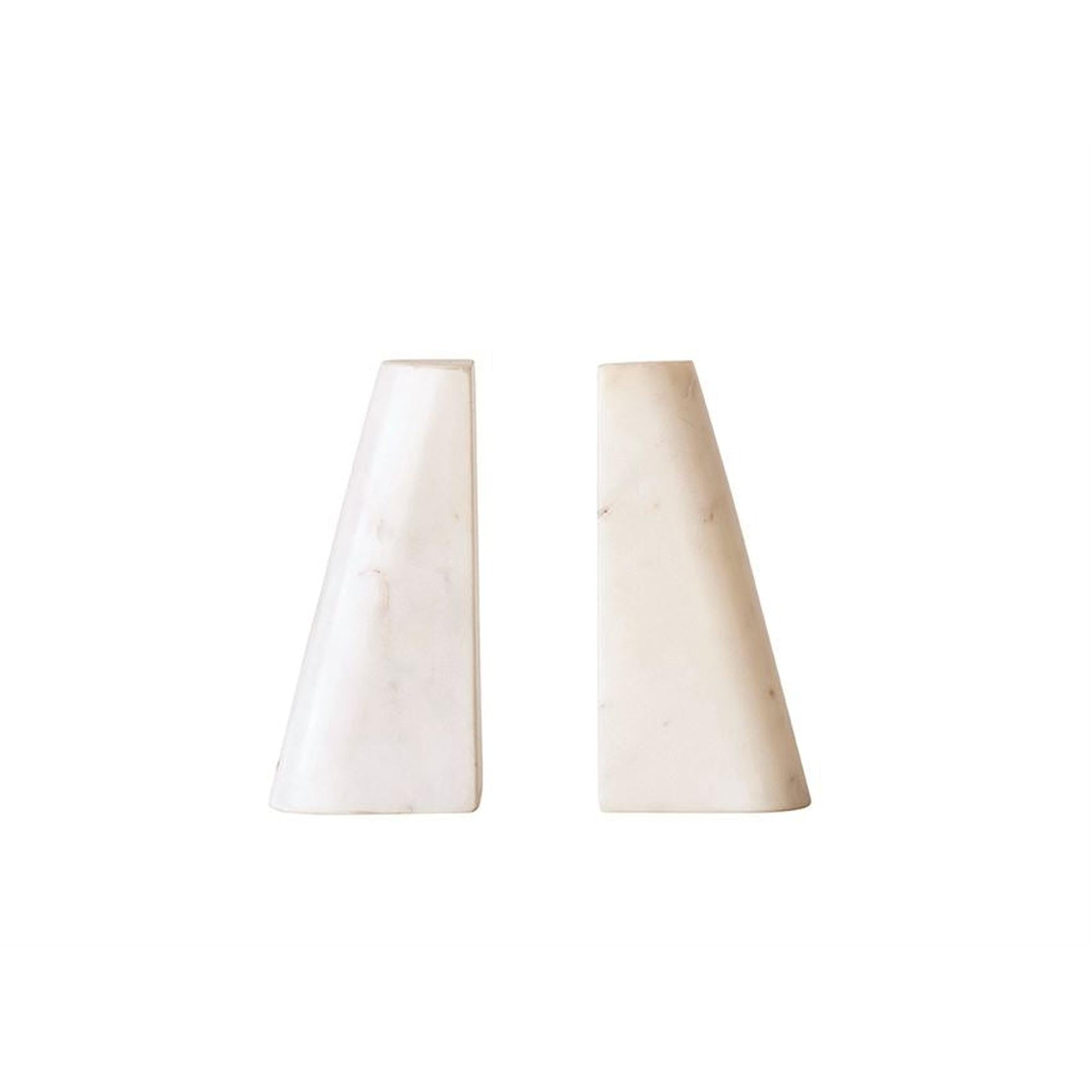 White Marble Bookends – Homies