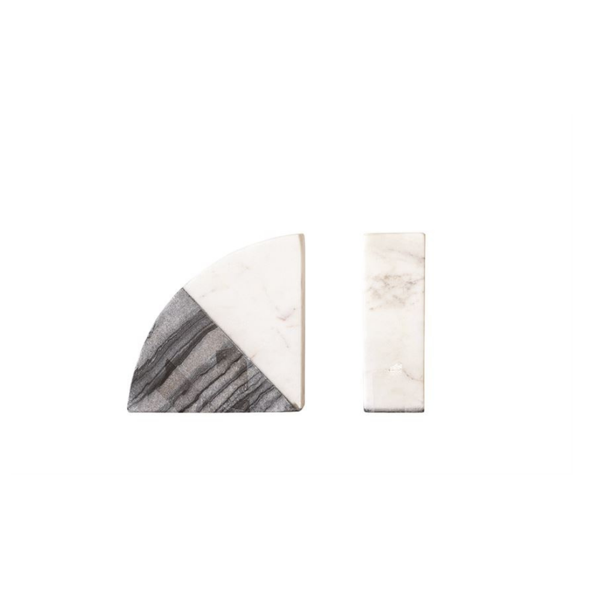 Black & White Marble Bookends – Homies